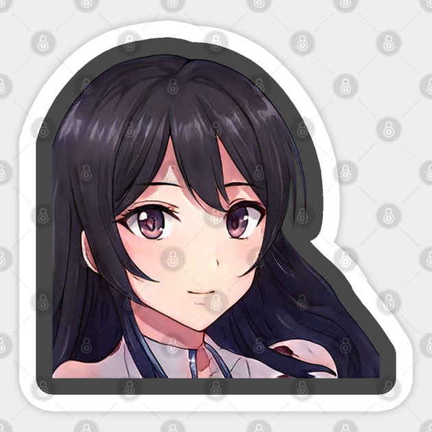 Anime Girl Animegirl Sticker Teepublic